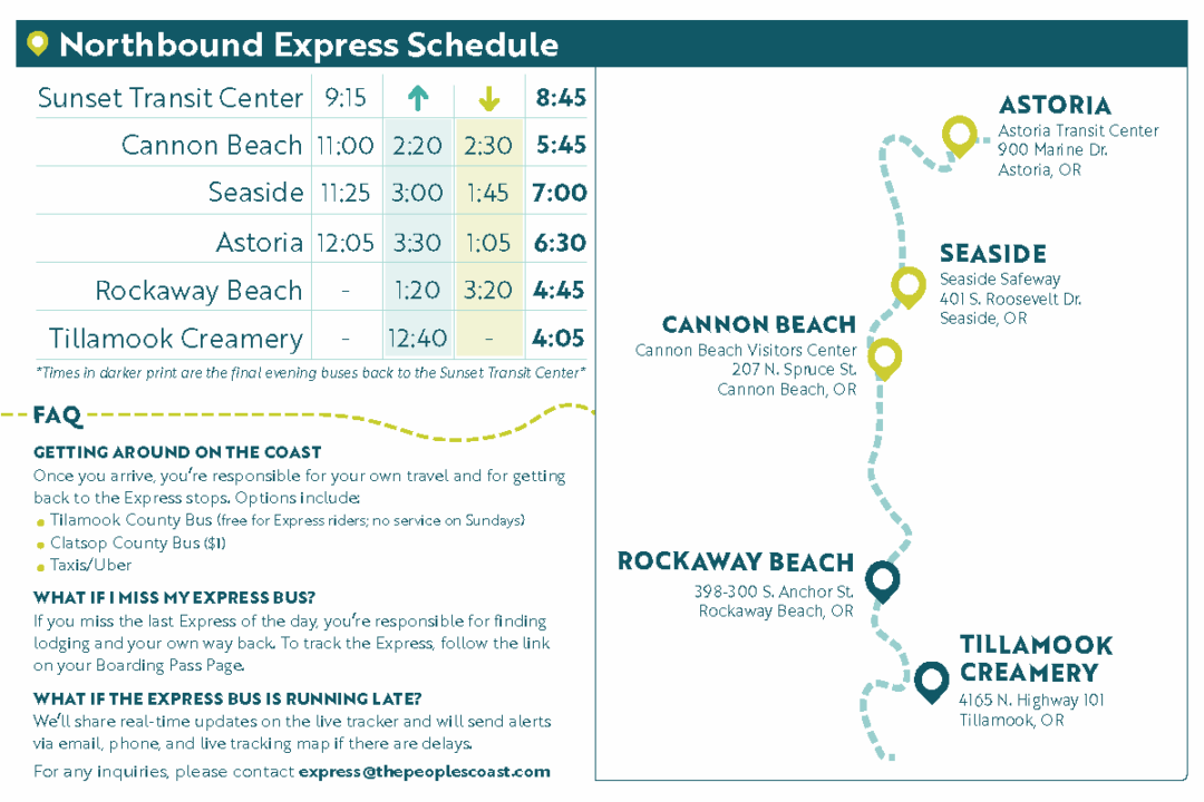 North Coast Express - Oregon Coast Visitors Association